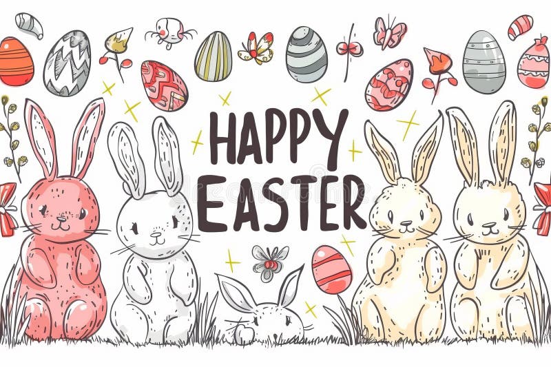 Happy Easter Clean Slate Eggs Shielded Easter Surprises Basket. White ...