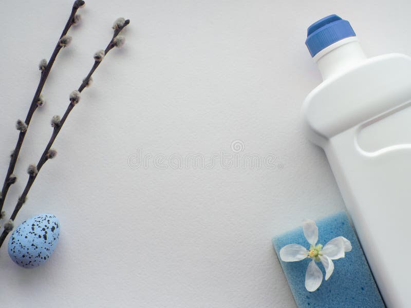 Happy Easter and Cleaning Concept Stock Image - Image of background ...