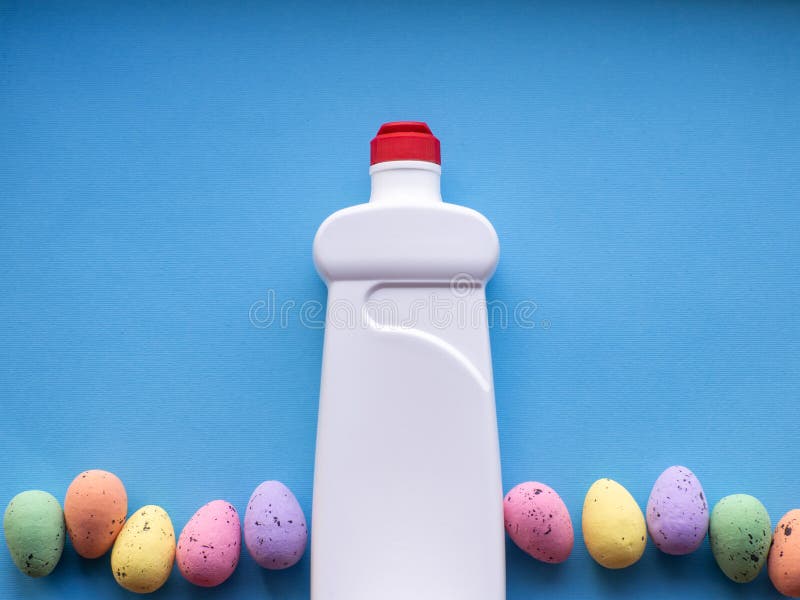Happy Easter and Cleaning Concept Stock Image - Image of cute, mockup ...