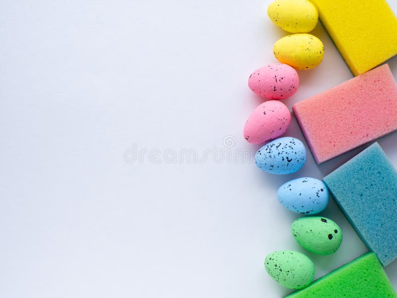 Happy Easter and Cleaning Concept Stock Image - Image of april, health ...