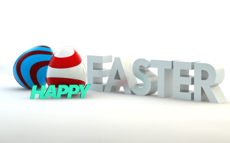 Happy Easter Keyboard Concept Stock Vector - Illustration of hardware ...