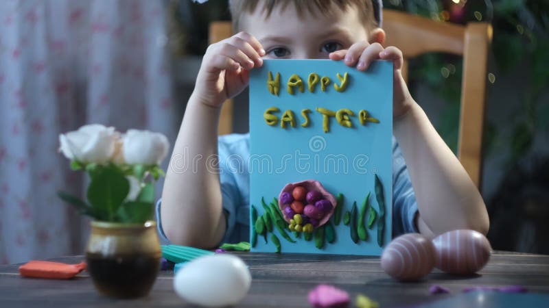 Happy Easter Congratulation. Small Shows DIY Easter Card Stock Video ...
