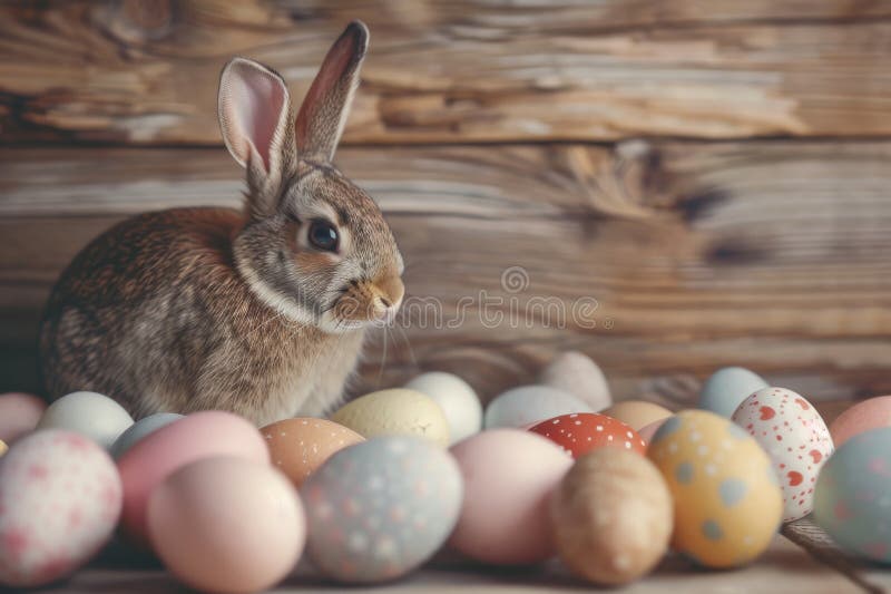 Happy Easter Easter Crocus Eggs Springtime Basket. White Reflection ...