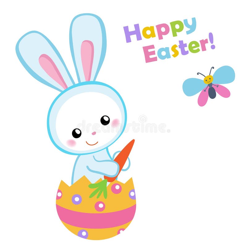 Happy Easter Poster, Easter Eggs with Emoji Faces Stock Vector ...