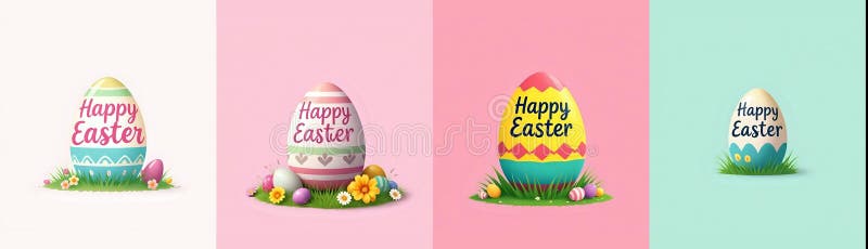 Happy Easter Designs Collection Professional Graphics Design with ...