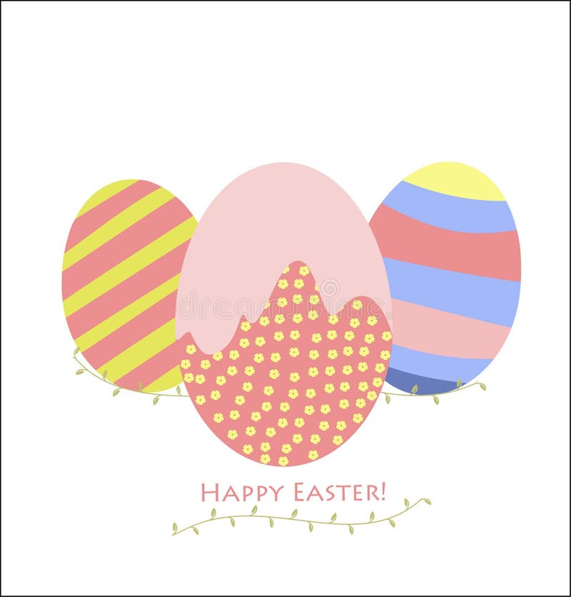 Happy Easter stock vector. Illustration of element, ornament - 90024341