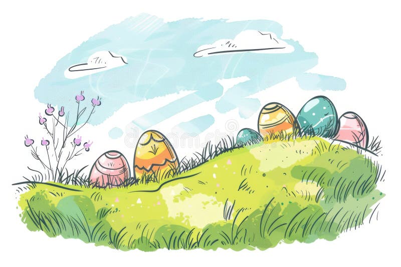 Happy Easter Easter Holiday Eggs Easter Cake Basket. White Chipper ...