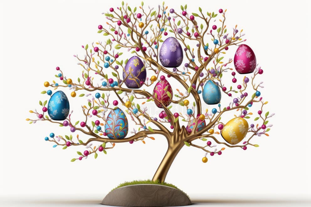 Happy Easter Easter Resurrection Design and Style Ideas Easter Egg Tree ...