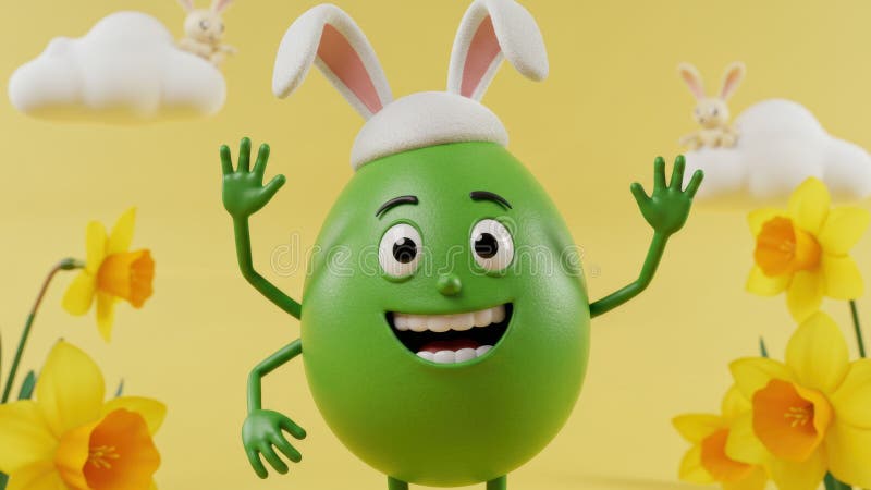 Happy Easter Egg! stock illustration. Illustration of holiday - 373464188