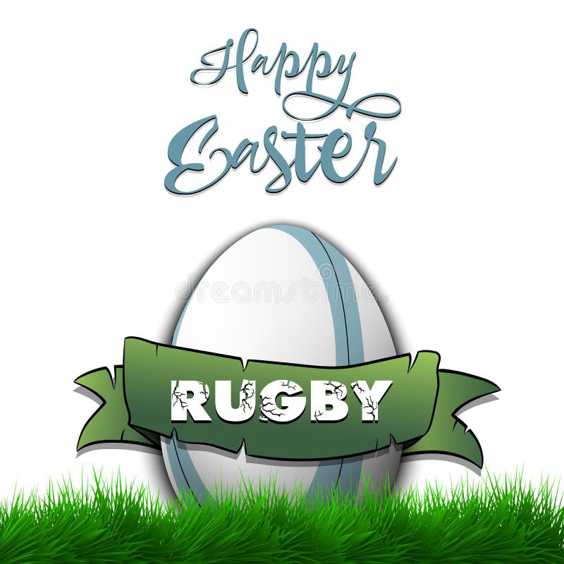 Rugby Ball Icon. Play Rugby. Sport is Life Stock Vector - Illustration ...