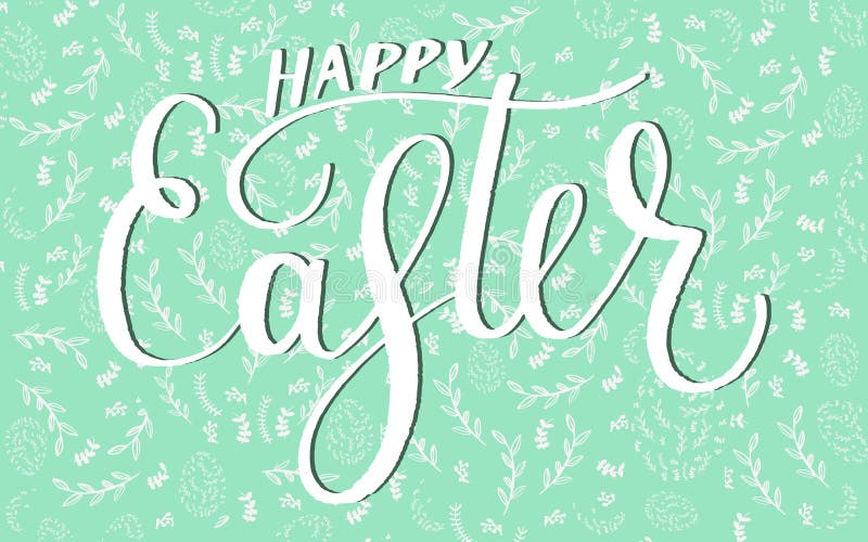 Happy Easter Egg lettering stock vector. Illustration of easter - 111369937