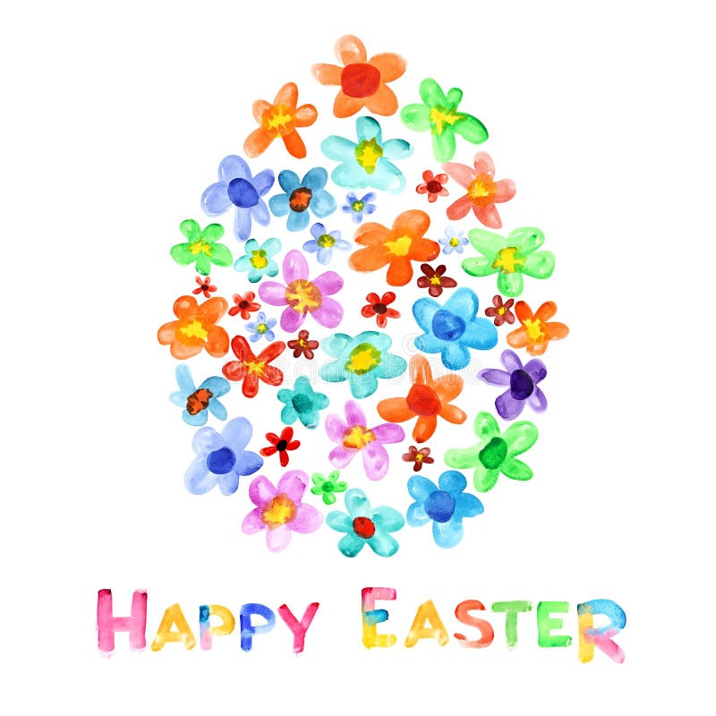 Happy Easter Sign with Cute Bunny Stock Vector - Illustration of ...