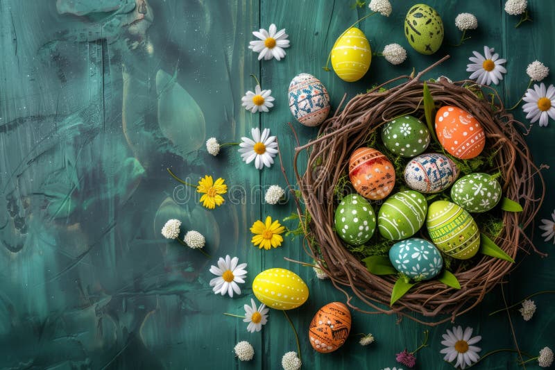 Happy Easter Eggciting Eggs Easter Joy Basket. White Jesus Christ Bunny ...