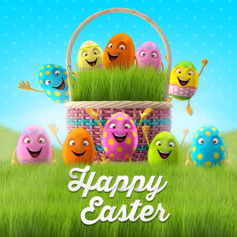 Easter Field Cartoon Backgrounds Stock Illustrations – 123 Easter Field ...