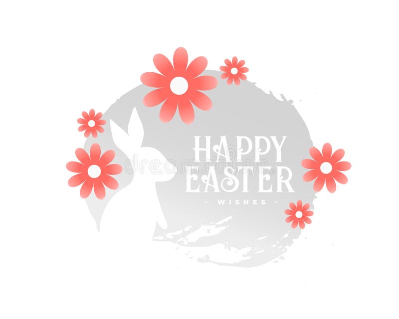 Happy Easter Event Bunny Background with Grungy Effect Stock ...