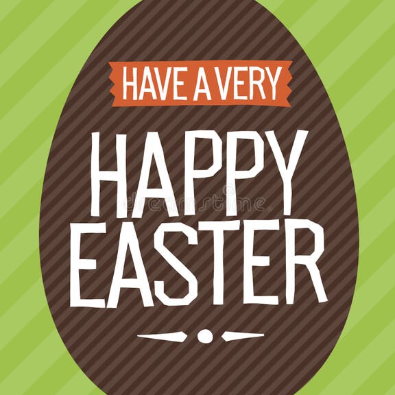 Happy Easter Everyone. Easter Egg Vector Illustration Stock Vector ...