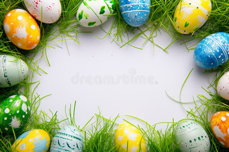 Happy Easter Fire Engine Red Eggs Easter Sunrise Basket. White Tail ...