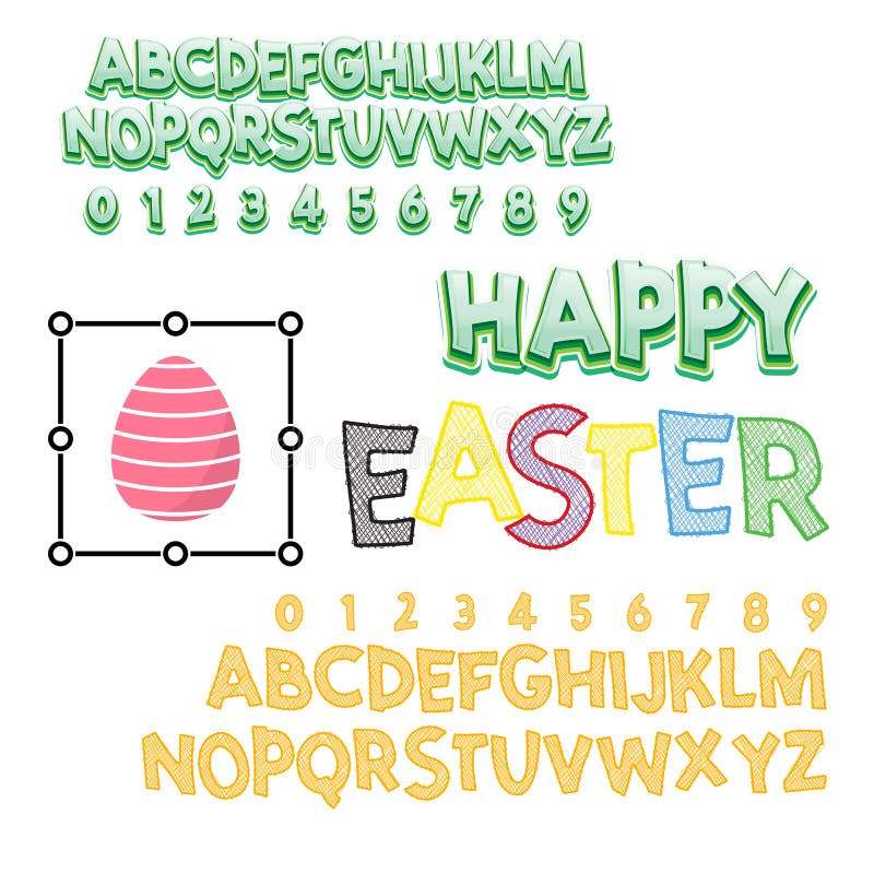 Easter Alphabet Ad | Alphabet, Lettering Alphabet, Fonts 89D