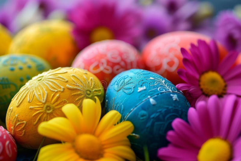 Happy Easter Gleeful Eggs Egg Basket. White Easter Basket Decorations ...