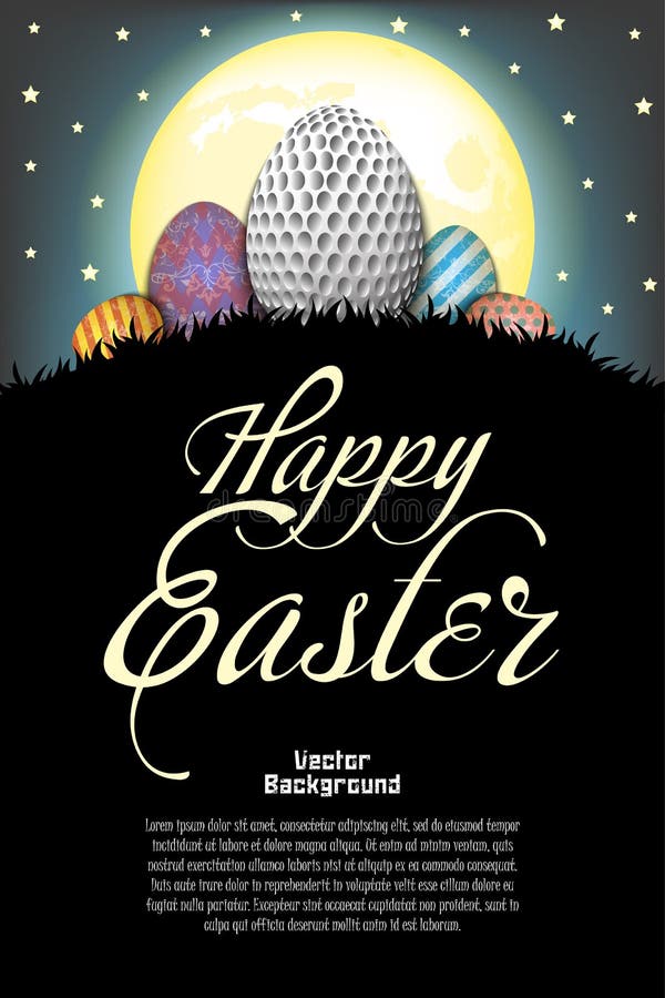 Golf Easter Egg Stock Illustrations – 155 Golf Easter Egg Stock ...