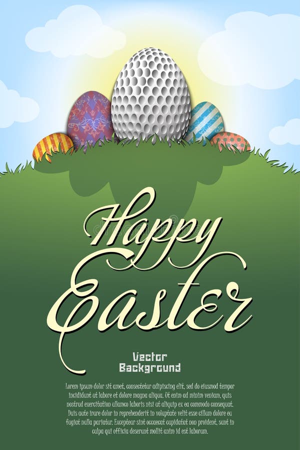 Golf Easter Egg Stock Illustrations – 155 Golf Easter Egg Stock ...