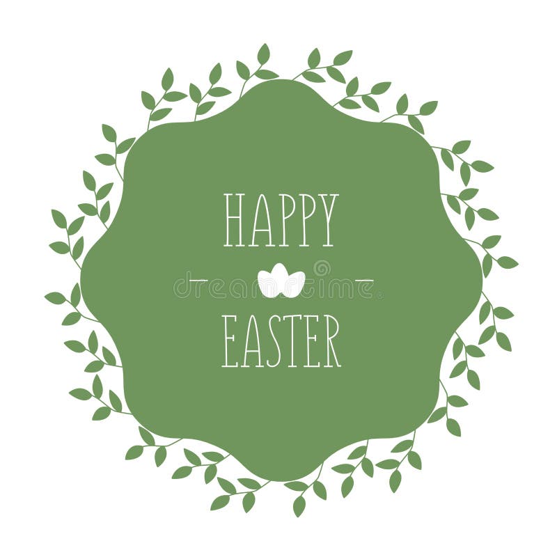 Happy Easter Greeting Card, Illustration Vector, Drawing Vector, Print ...