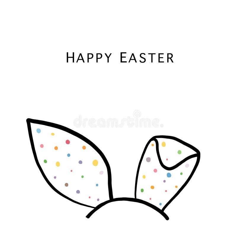 Bunny Ear Stock Illustrations – 17,997 Bunny Ear Stock Illustrations ...