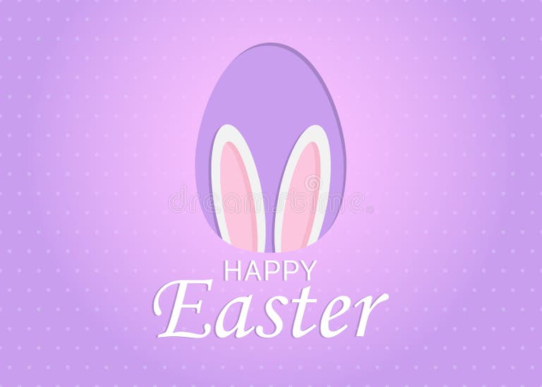 Happy Easter Greeting Card with Texture Background. Stock Vector ...