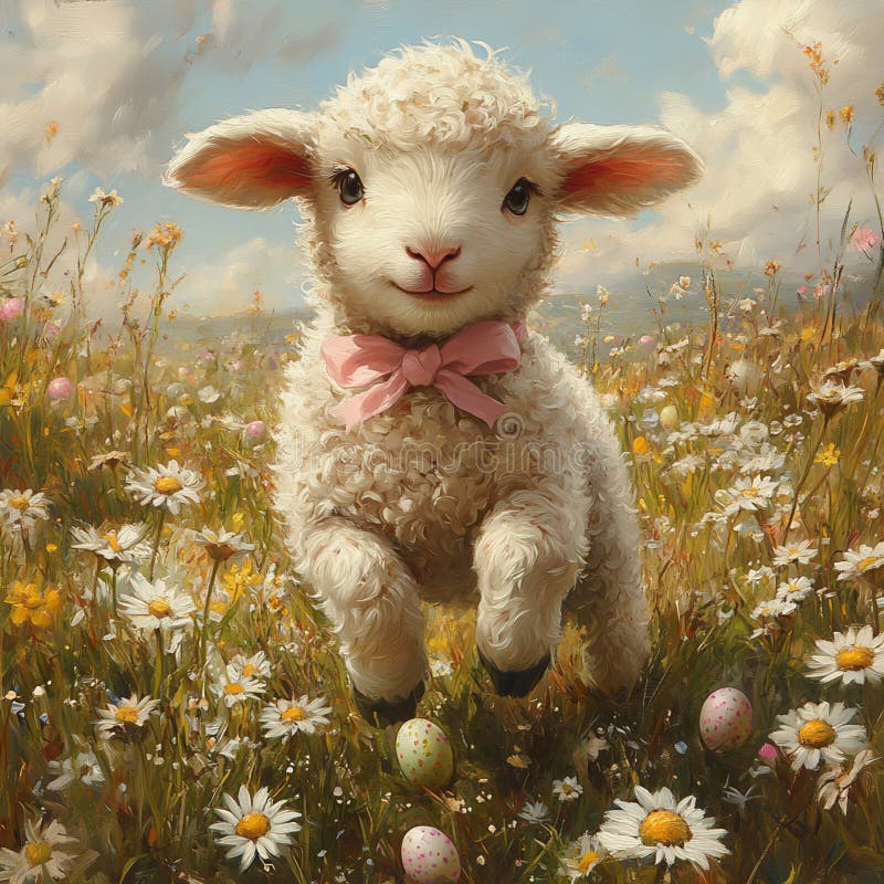 A happy Easter lamb stock image. Image of party, kaffeeklatsch - 366803777