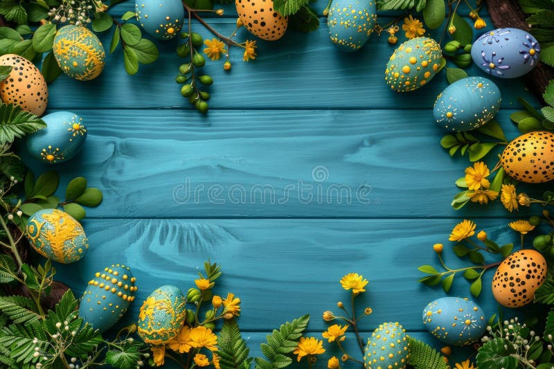 Happy Easter Marked Space Eggs Easter Bunny Fun Basket. White Egg ...