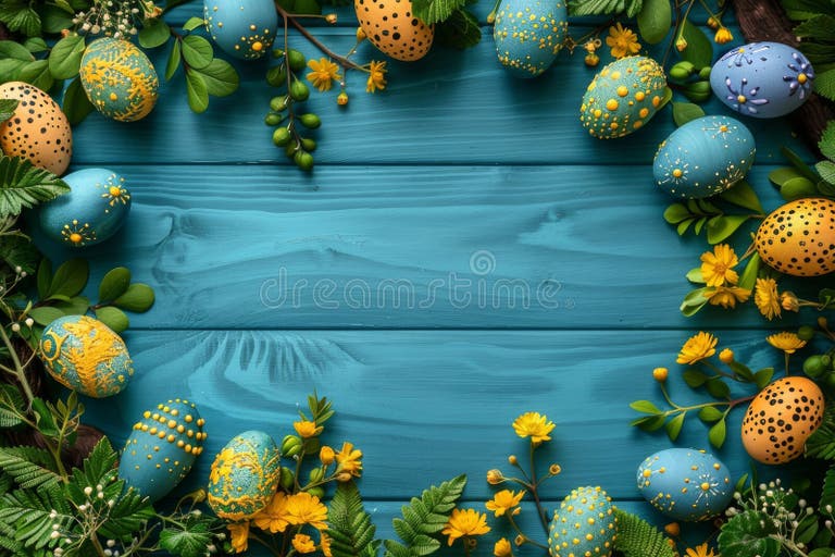 Happy Easter Marked Space Eggs Easter Bunny Fun Basket. White Egg ...