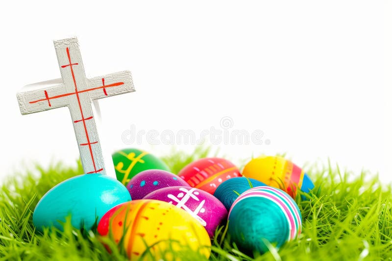 Happy Easter Navy Eggs Easter Basket Basket. Easter Bunny Exuberant ...