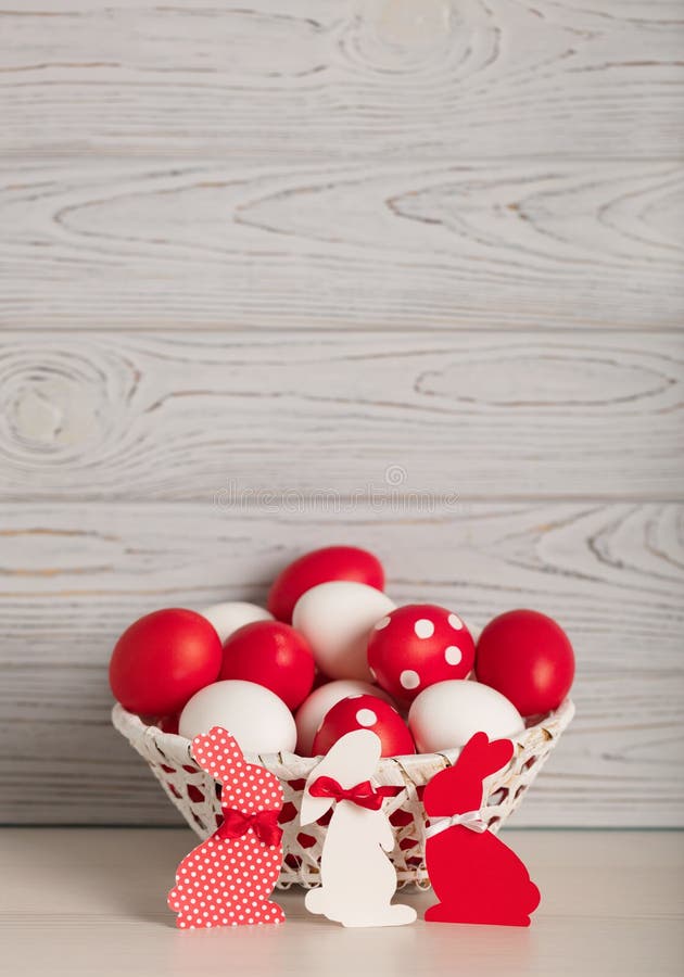 Happy Easter! Painted Easter Eggs and Easter Decoration - Easter ...