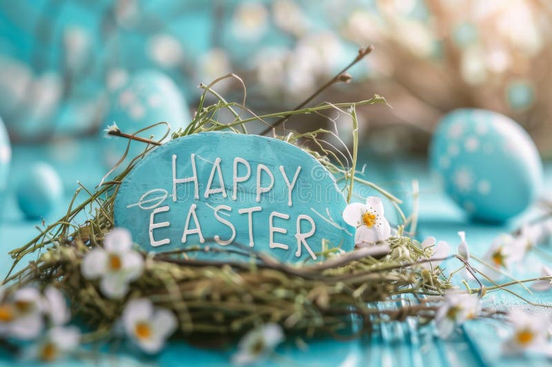 Happy Easter Passover Eggs Easter Egg Scavenger Hunt Basket. White Egg ...