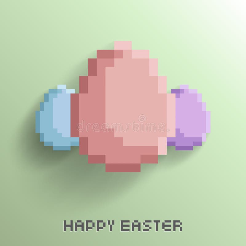 Pixel art easter stock illustration. Illustration of ears - 29667409