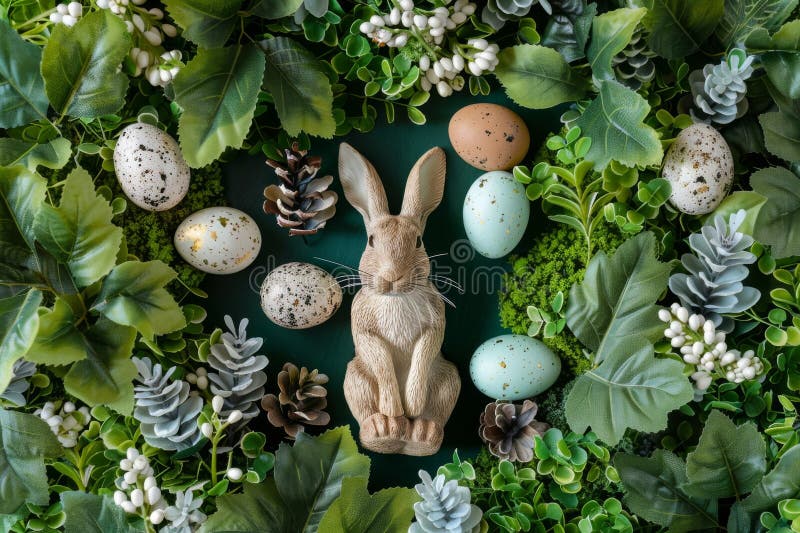 Happy Easter Reflection Eggs Easter Celebration Basket. White Wallpaper ...