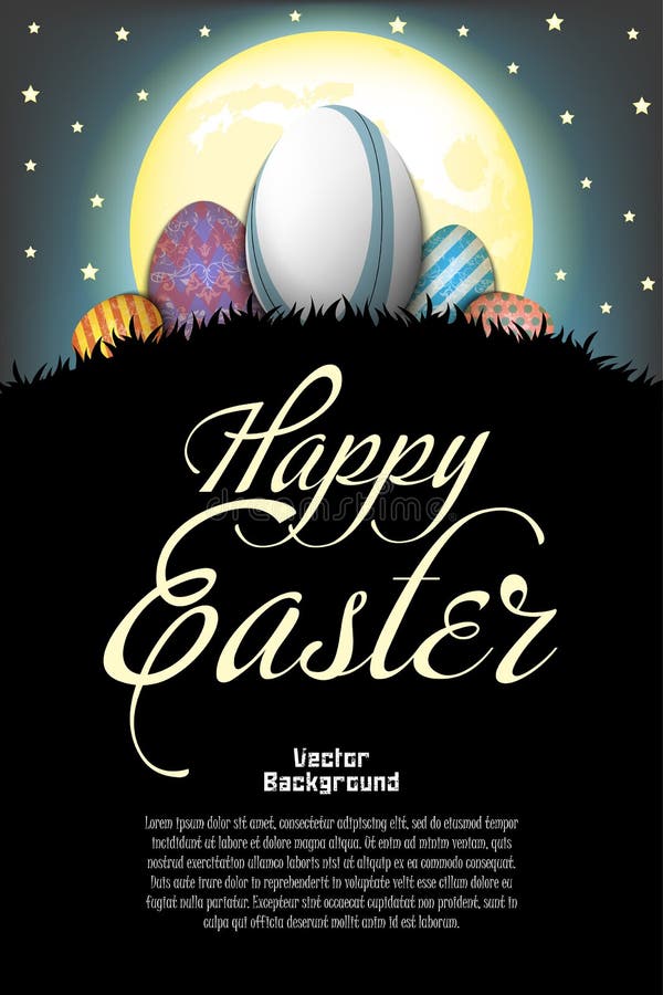 Happy Easter. Rugby Ball in the Form of Egg Stock Vector - Illustration ...