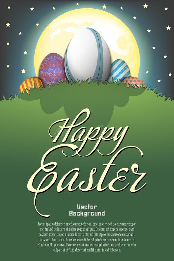 Happy Easter. Rugby Ball in the Form of Egg Stock Vector - Illustration ...