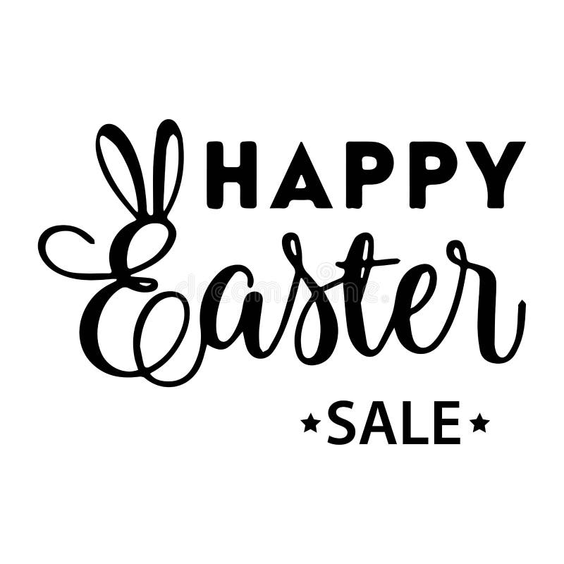 Bunny Easter Signature Stock Illustrations – 84 Bunny Easter Signature ...