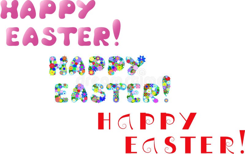 Happy easter stock vector. Illustration of spring, nature - 39147936