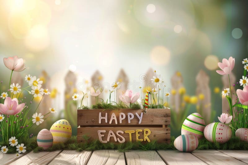 Happy Easter Toy Animal Eggs Easter Basket Contributions Basket. White ...