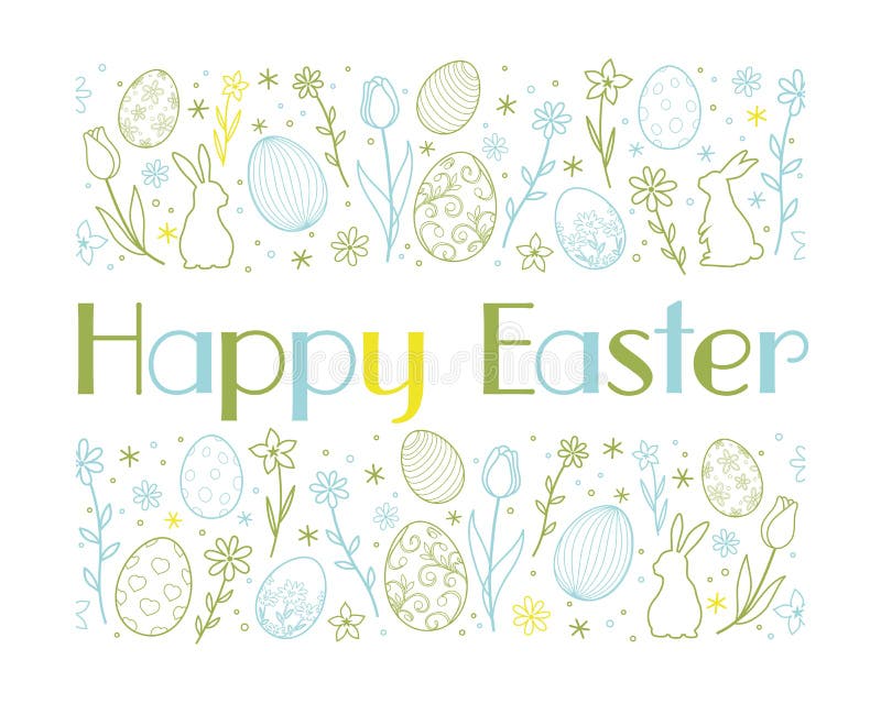 Happy Easter Vector Colorful Symbol Logo Isolated on a White Background ...