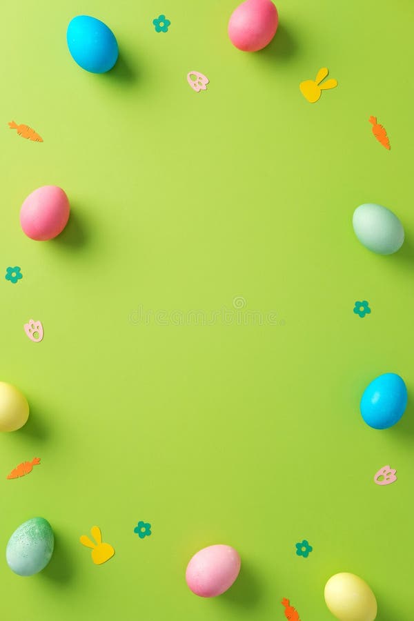 Happy Easter Vertical Banner Template. Stock Photo - Image of festive, design: 365487750