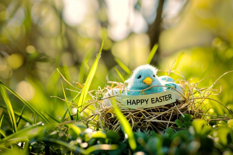 Happy Easter Visual Communication Eggs Easter Basket Basket. White Egg ...