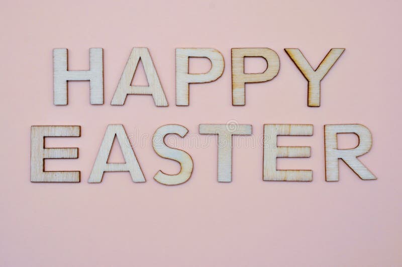 Happy easter write stock image. Image of advertising - 358943125
