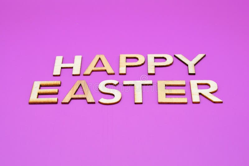 Happy easter write stock illustration. Illustration of purple - 361010433
