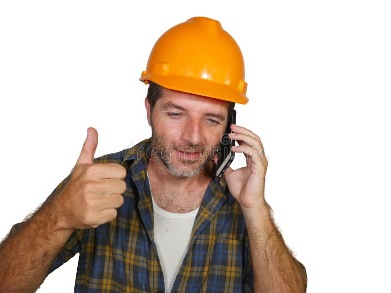Portrait of Upset Construction Worker or Stressed Contractor Man in ...