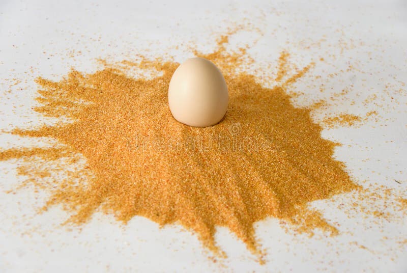 Happy-Egg in orange sand stock image. Image of chick - 38322245