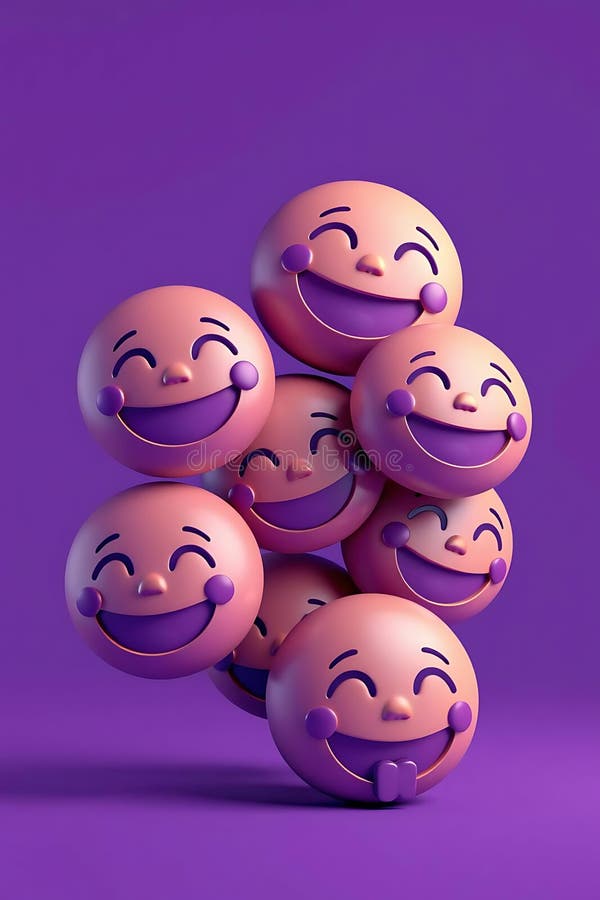 Happy Emojis Purple Background Stock Photos - Free & Royalty-Free Stock ...