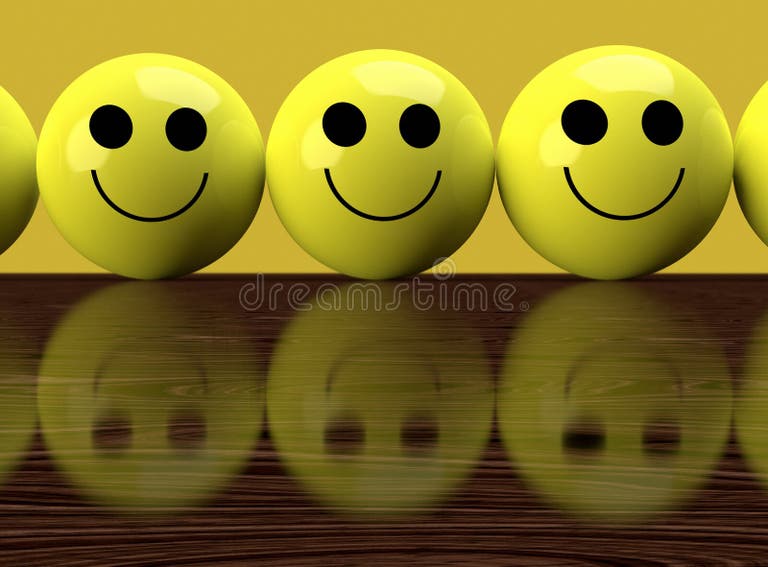 Happy emoticons stock illustration. Illustration of people - 54271750
